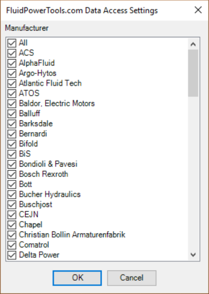 Data Access Settings
