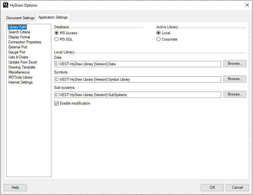 MS Access Library