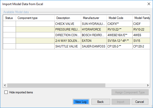 Import Model Data