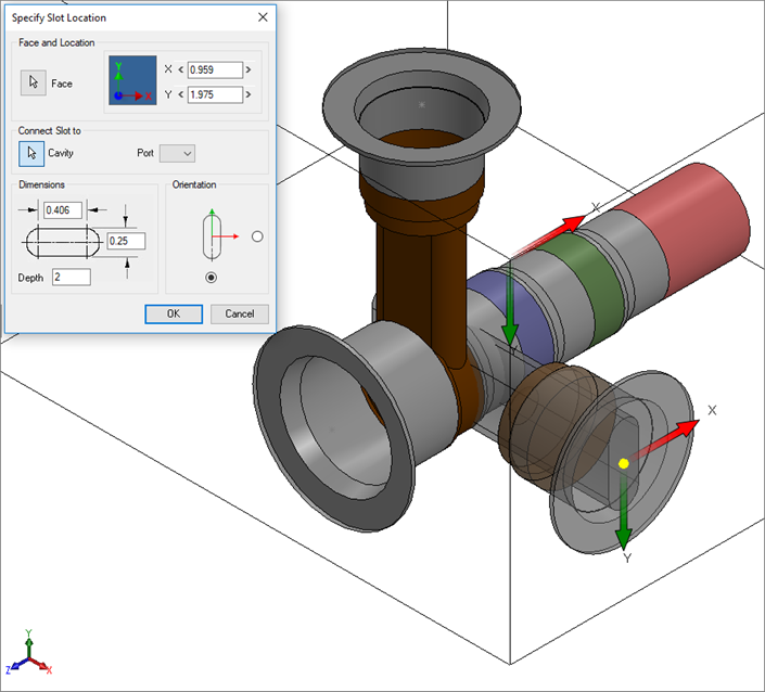 Change Slot Face with Parent Cavity