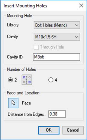 Insert Mounting Holes
