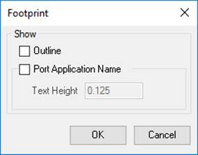 Show Footprint