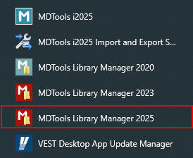 MDTools Library Manager