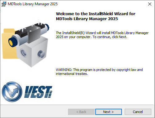 Install MDTools Library Manager 2025
