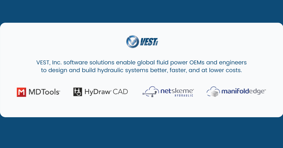 VEST, Inc. | Hydraulic System Design Software, Application, and Services
